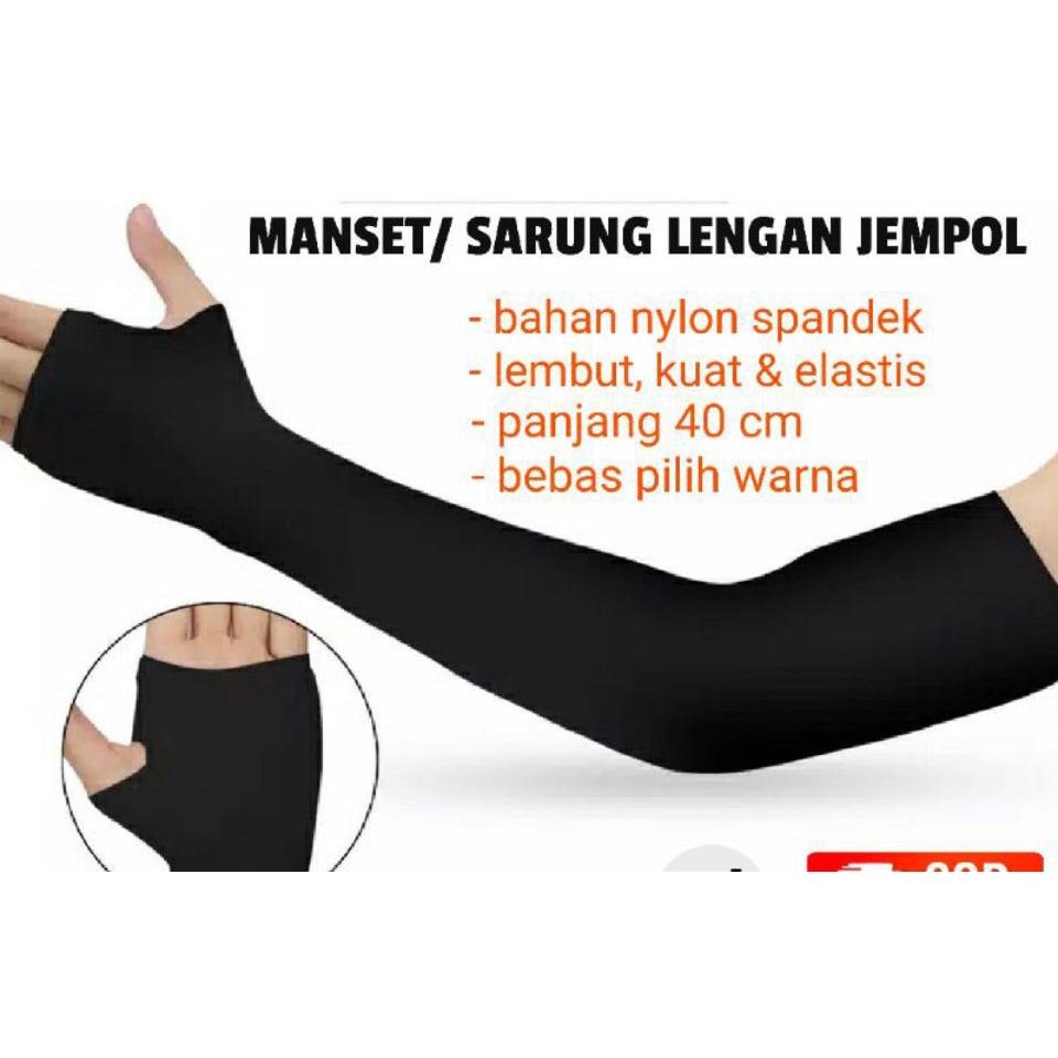 Jual MM MANSET TANGAN TEBAL BERKUALITAS / MANSET TANGAN POLOS / SARUNG ...