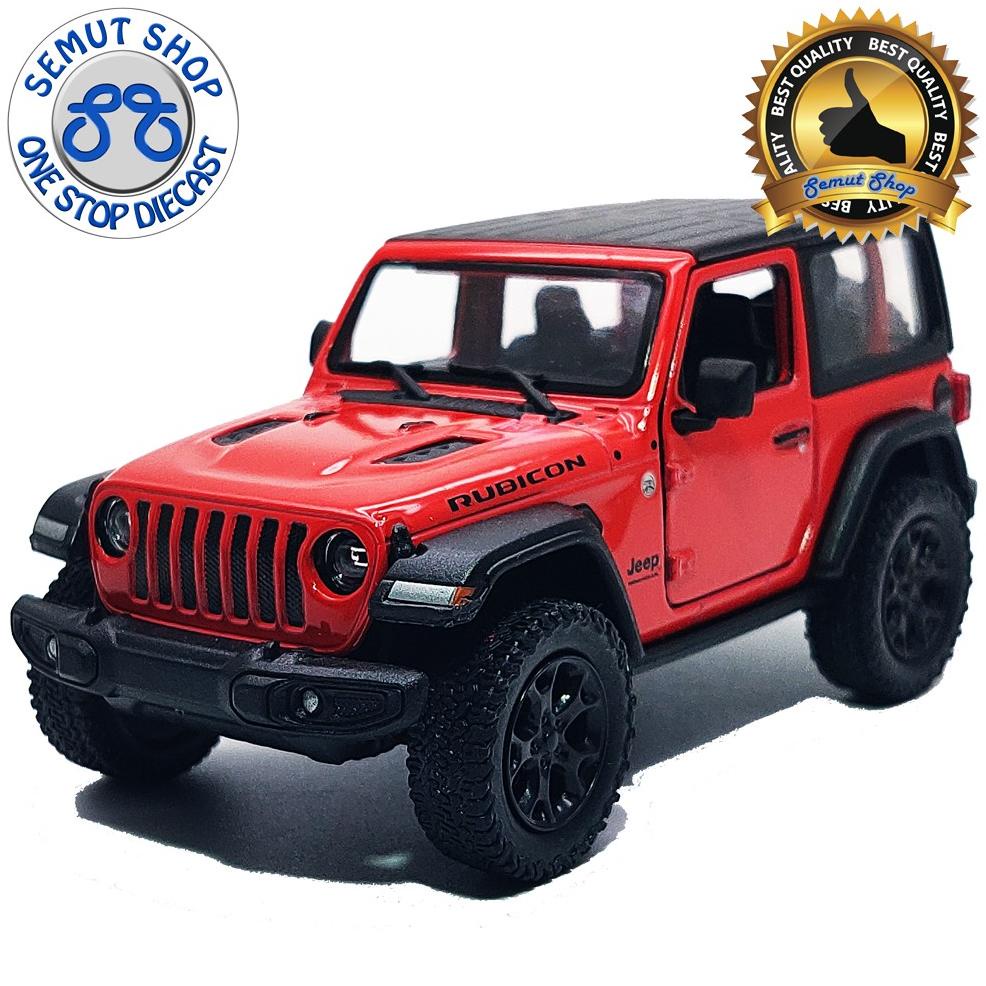 Jual Kinsmart 2018 Jeep Wrangler Hard Top RUBICON MIniatur Mobil JEEP ...