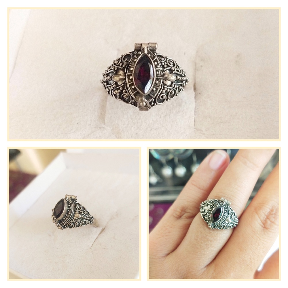 Jual Cincin Ring Perak Silver Bali Jimat Box Buka Jawan Batu Asli 925 ...