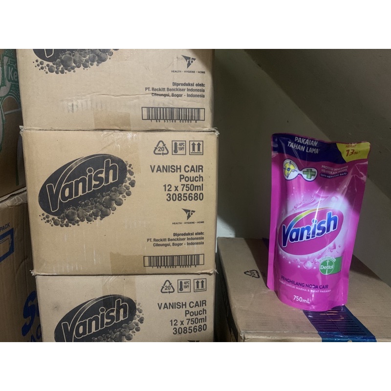 Jual PROMO!!! VANISH REFILL 750 ML 1 DUS ISI 12 | Shopee Indonesia