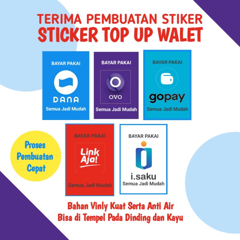 Jual Stiker Top Saldo | Shopee Indonesia