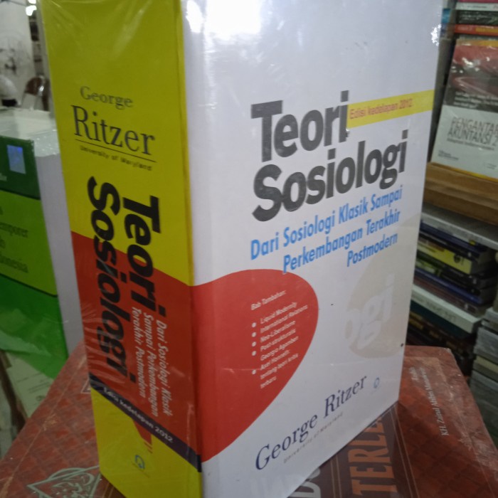 Jual Buku Teori Sosiologi Klasik modern Edisi 8 Oleh George Ritzer ...