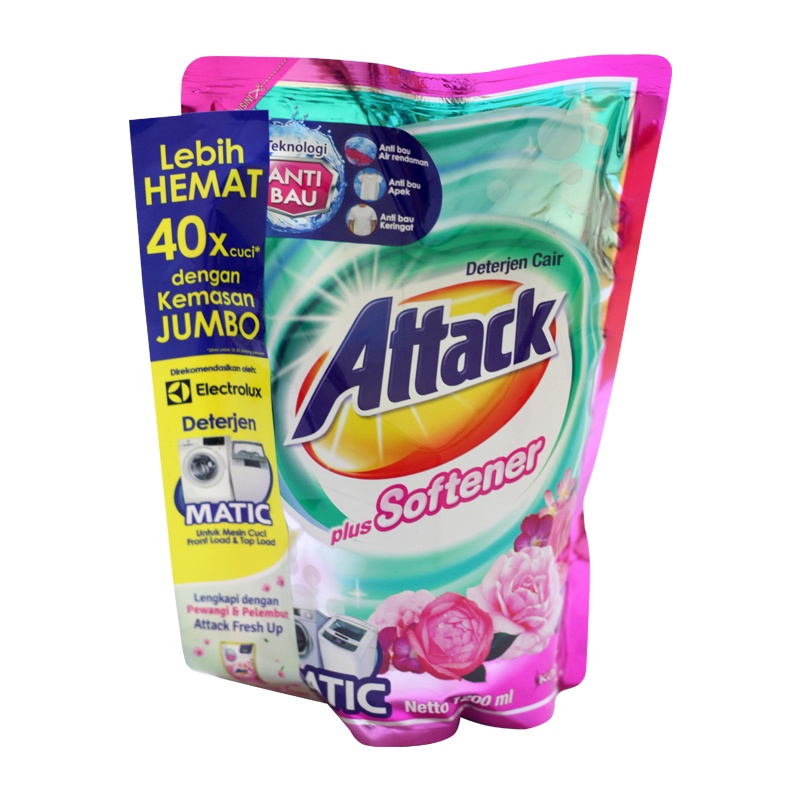 Jual Attack Detergent Liquid Plus Softener Re | Shopee Indonesia