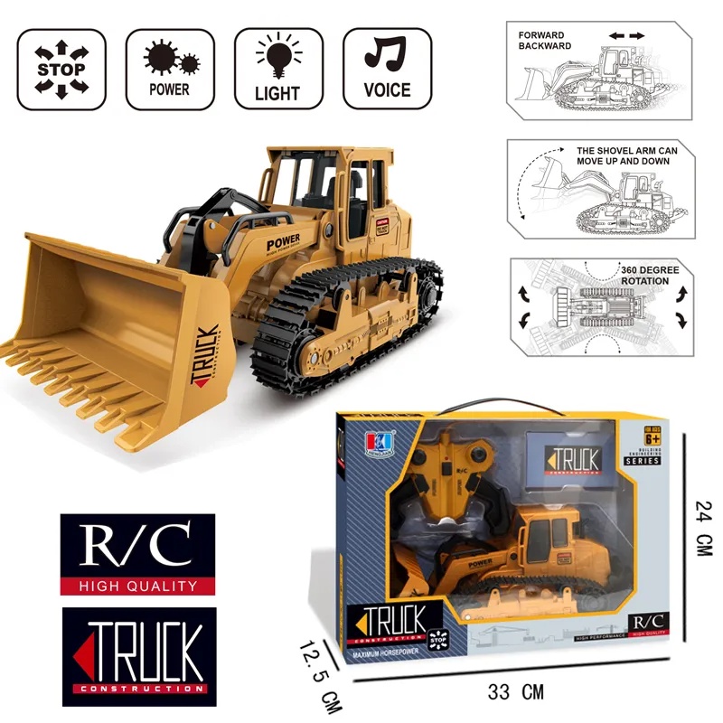 Jual Mainan Remote Control Alat Berat Bulldozer RC | Shopee Indonesia