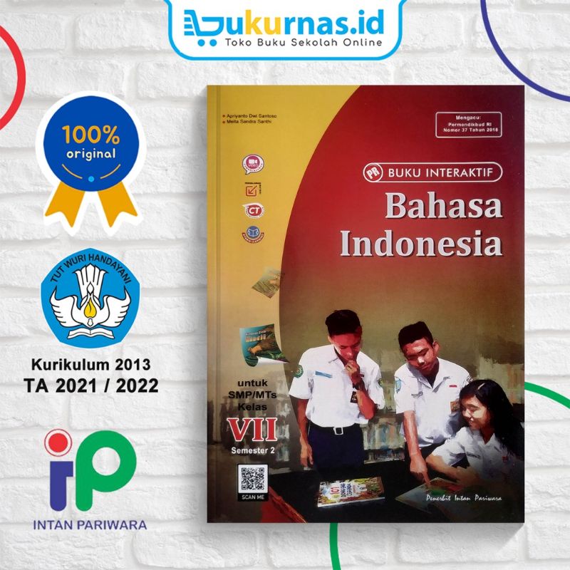 Jual Buku lks pr interaktif bahasa indonesia kelas VII, 7 semester 2 tahun 2022 Revisi K13 Intan ...