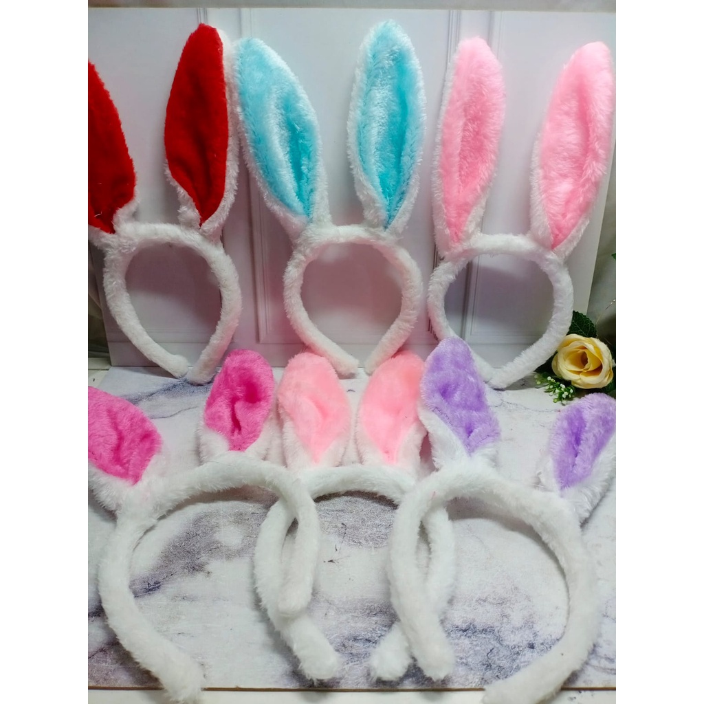 Jual Bando bunny kelinci non led isi 6 PCS /bando bulu NON LED | Shopee ...