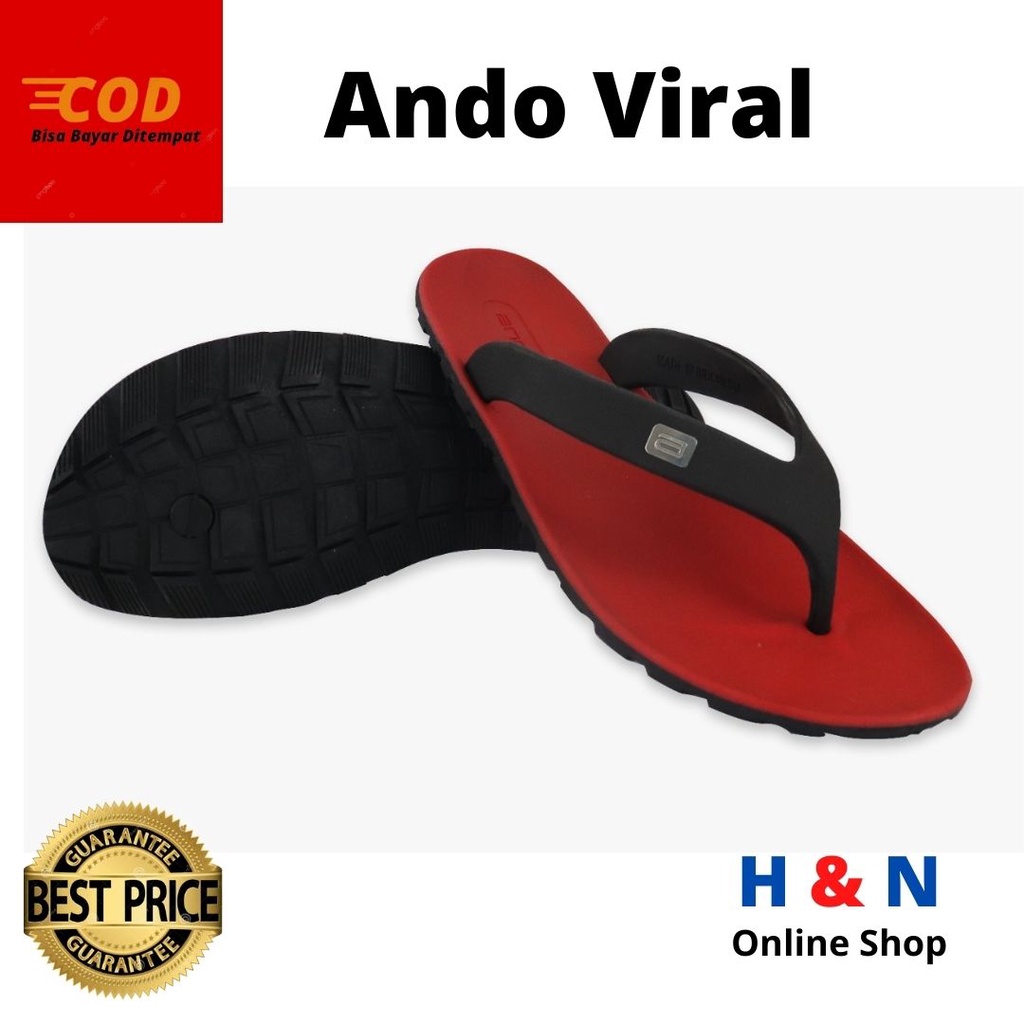 Jual Sandal Jepit ANDO Viral - Sandal ANDO Original - Size Lengkap ...