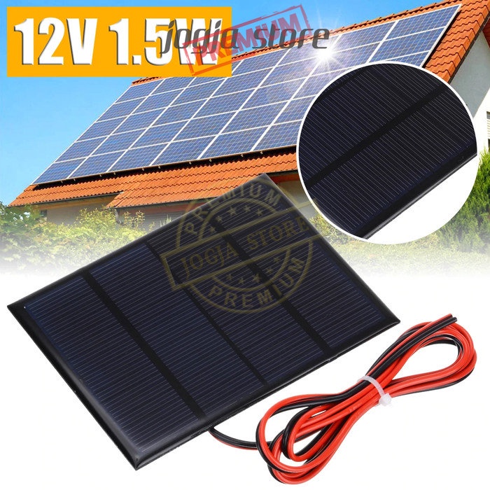 Jual Modul Solar Cell DIY Panel Surya Mini 12V 1.5W for Powerbank ...