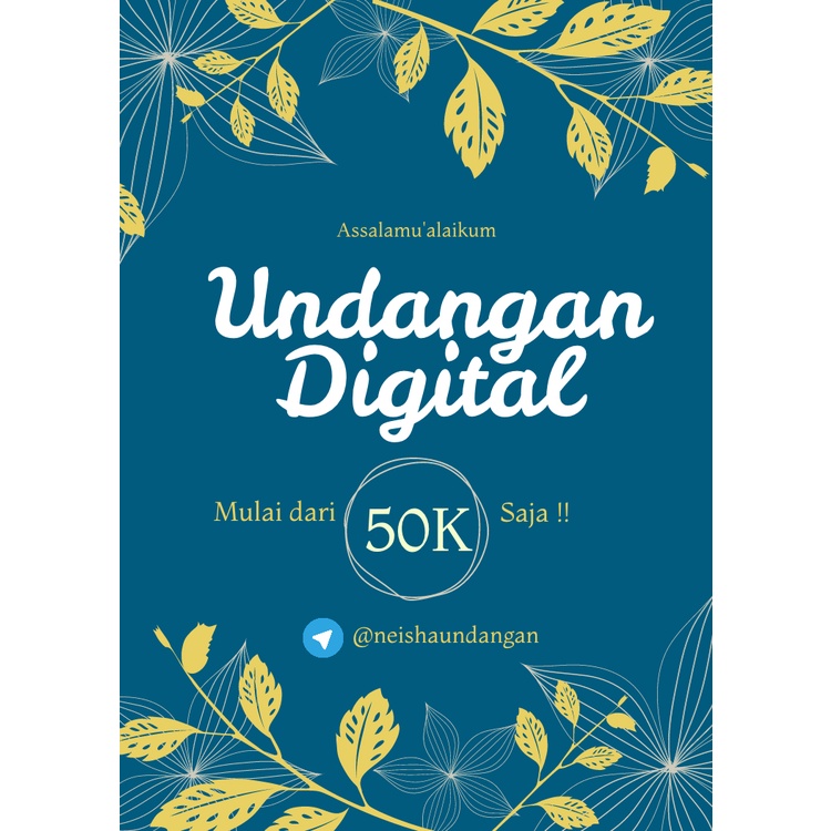 Jual UNDAGAN DIGITAL/UNDANGAN VIDEO DAN UNDANGAN WEBSITE | Shopee Indonesia