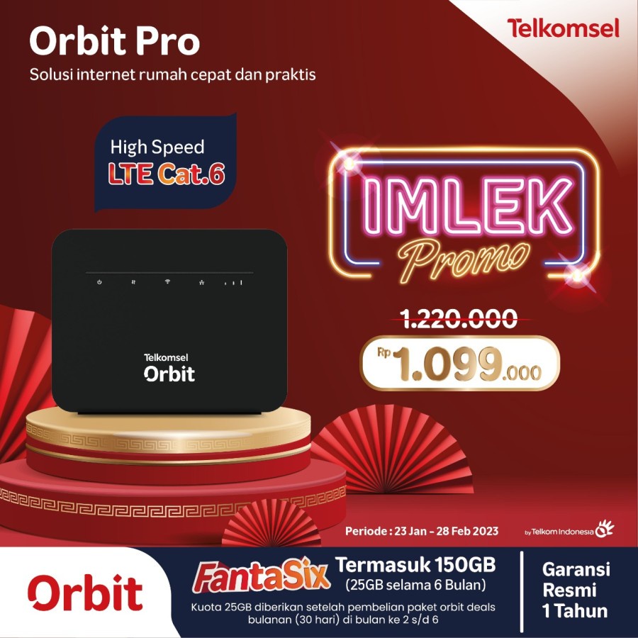 Jual Modem Wifi Telkomsel ORBIT PRO Free Telkomsel Orbit | Shopee Indonesia