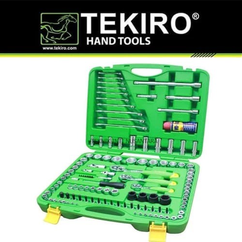 Jual Tekiro Kunci Socket Sock set 120 pcs 1/4" - 3/8" - 1/2" Plastik (PVC) | Shopee Indonesia