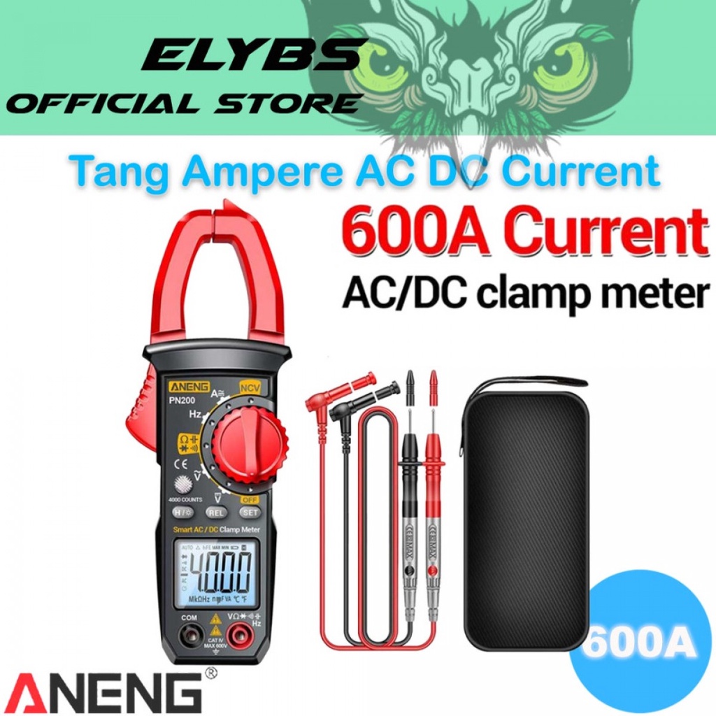 Jual Tang Ampere Clamp Meter Digital AC DC Current Multimeter ...