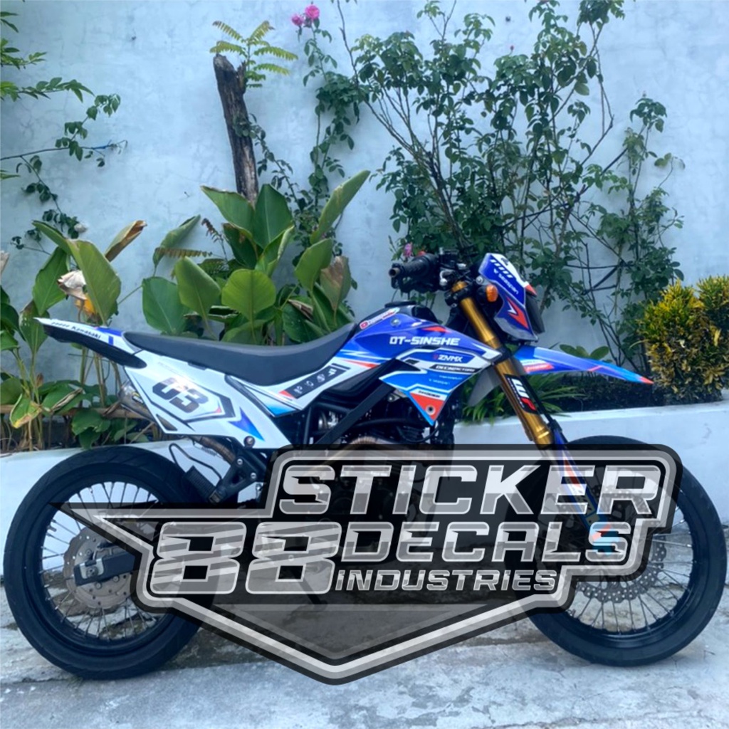 Jual Decal Sticker Motor Cross KLX Dtracker 150 New - Dekal Stiker KLX ...