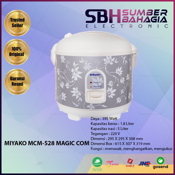 Jual MIYAKO MCM-528 MAGIC COM (NEW) (KHUSUS BANDUNG) | Shopee Indonesia
