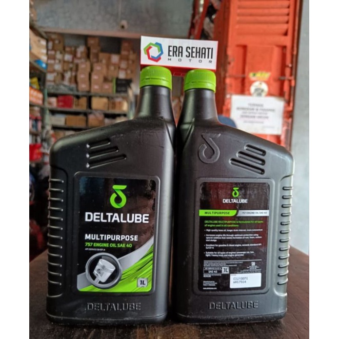 Jual NLE Oli Deltalube Multipurpose 757 SAE 40 1L Original | Shopee ...