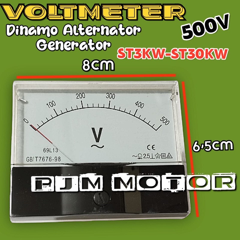 Jual 500V Voltmeter amper listrik mesin dinamo listrik denyo ST3 ST5 ...