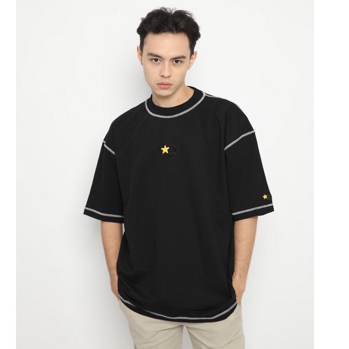 Jual Erigo T-Shirt Oversize Moura Black (KODE 9549) | Shopee Indonesia