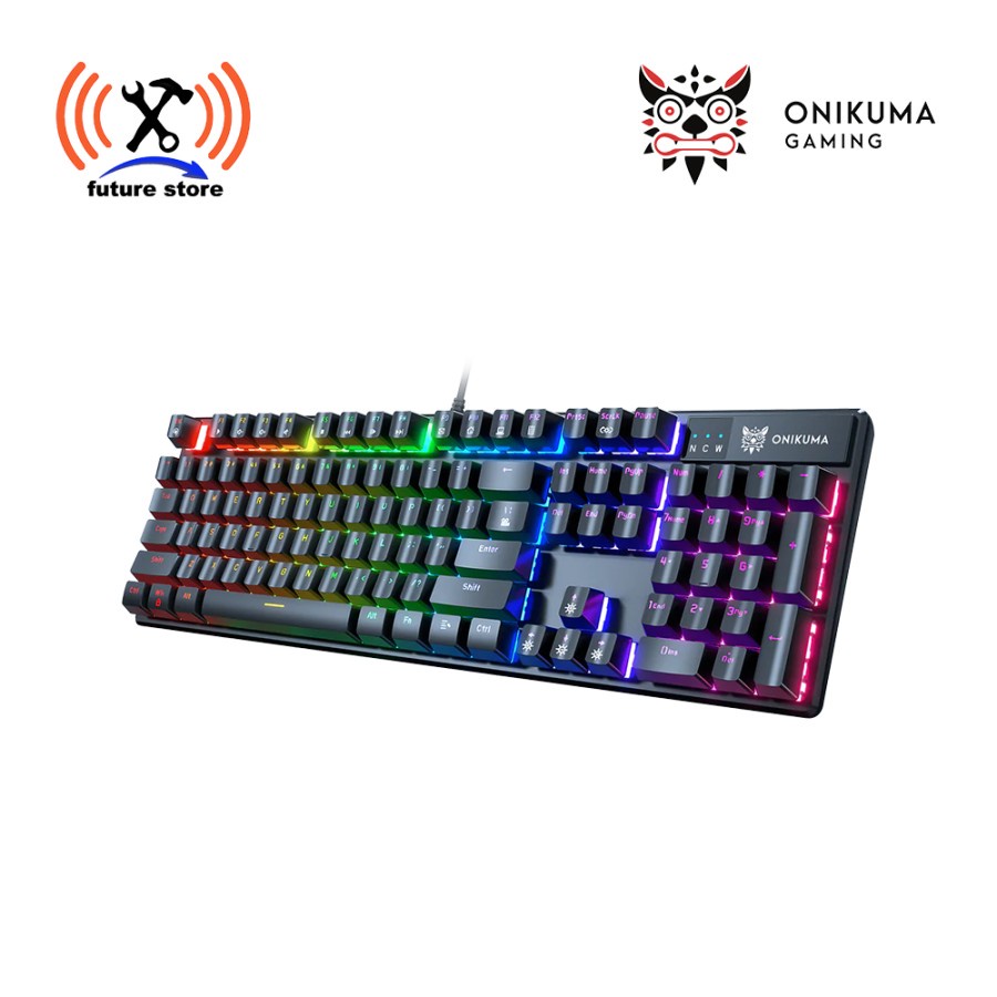 Jual ONIKUMA G27 Wired 104 Keys Backlit Mechanical Gaming Keyboard ...