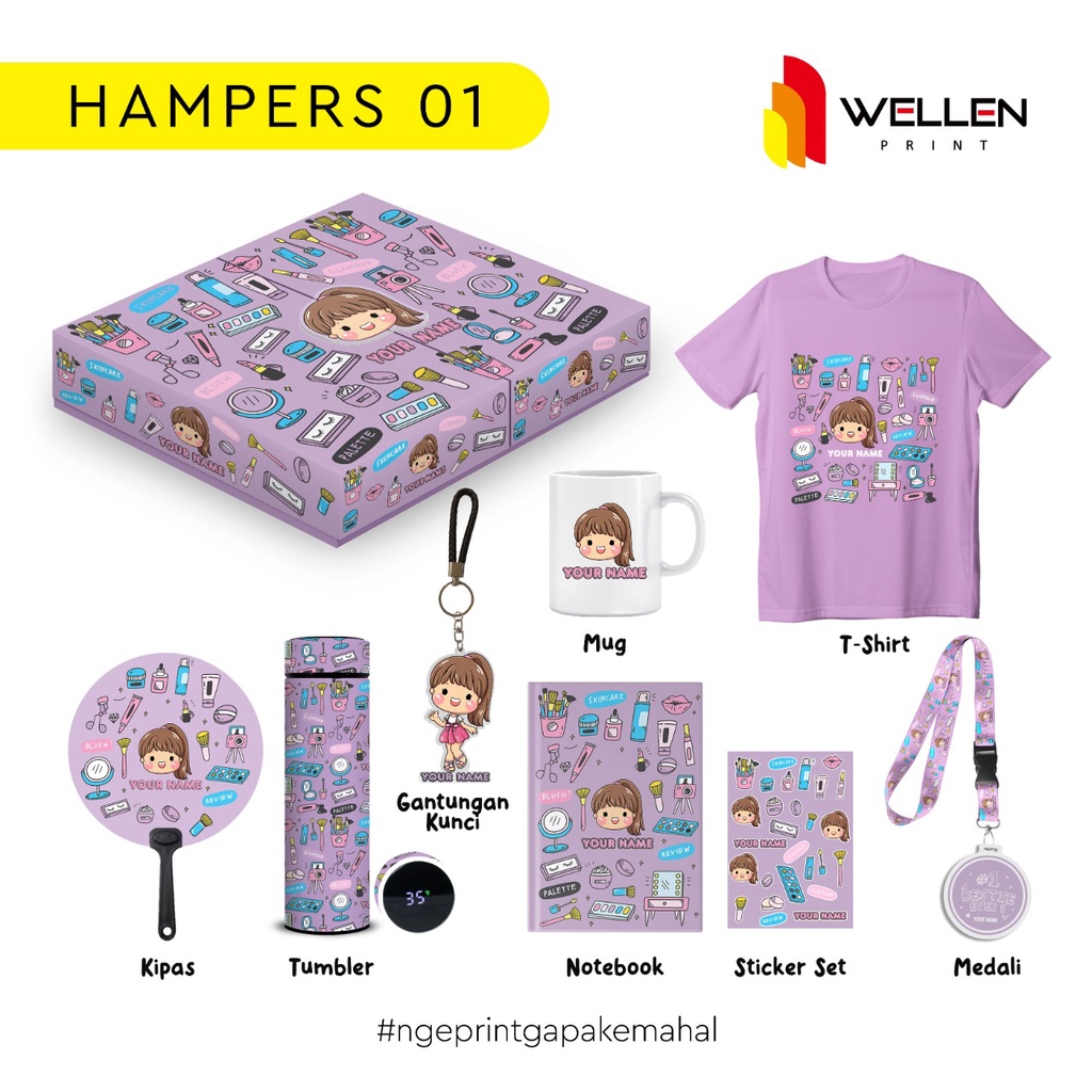 Jual WELLEN PRINT - Cetak Merchandise Set / Souvenir Hardbox Custom ...