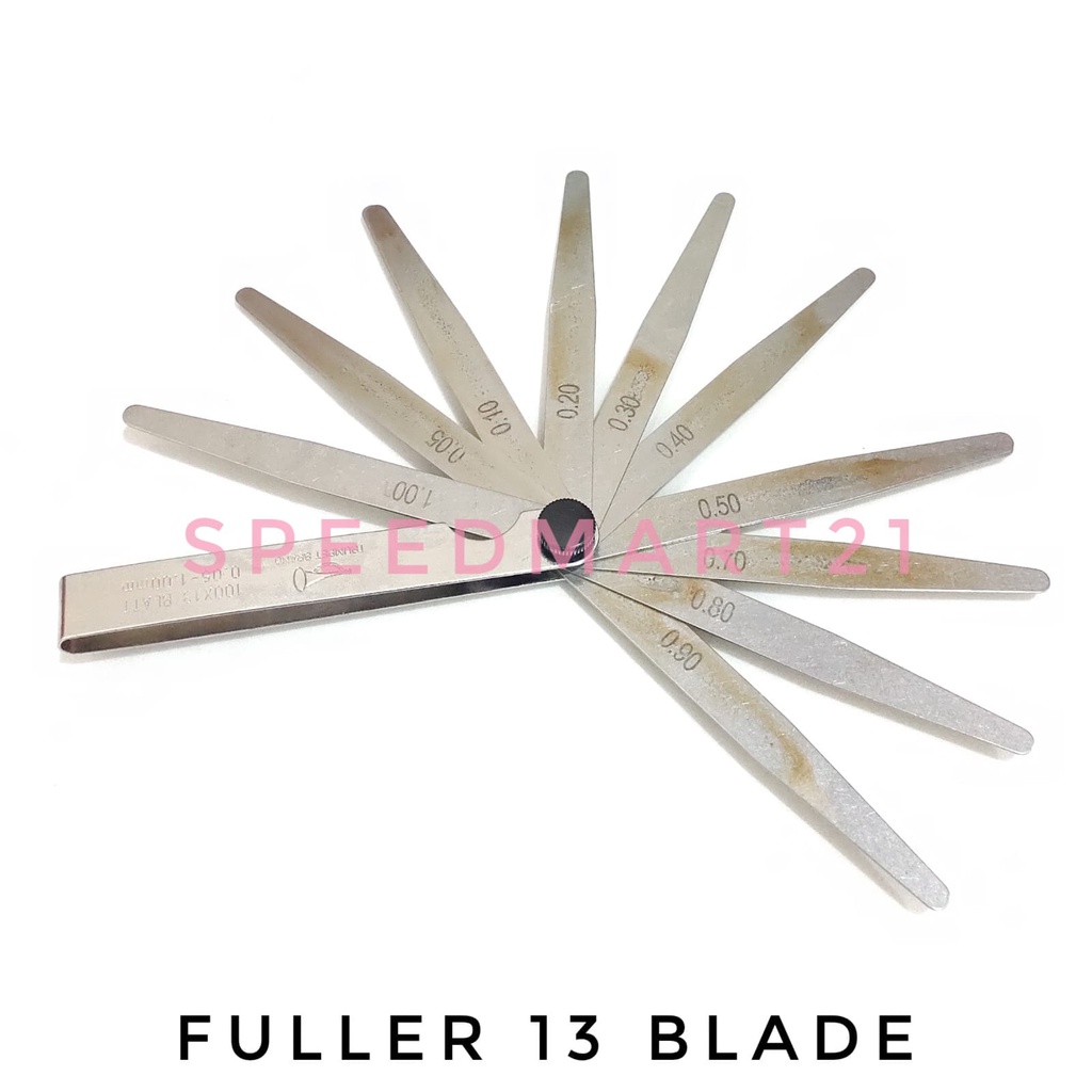 Jual FULLER 13 BLADE / FEELER GAUGE / UKURAN KLEP 13 BLADE ''PISAU ...