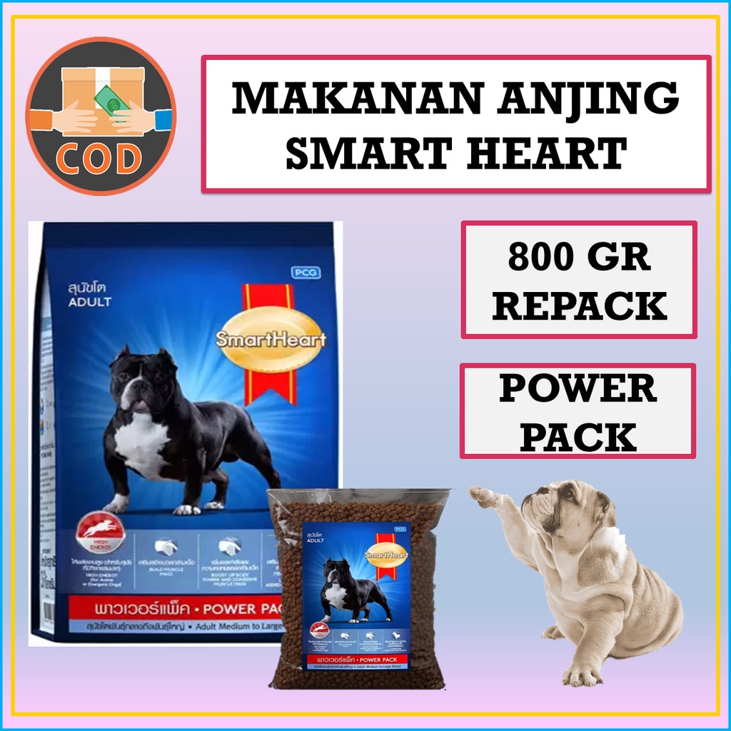 Jual Heart Petshop | Makanan Anjing adult medium SmartHeart Power Pack ...