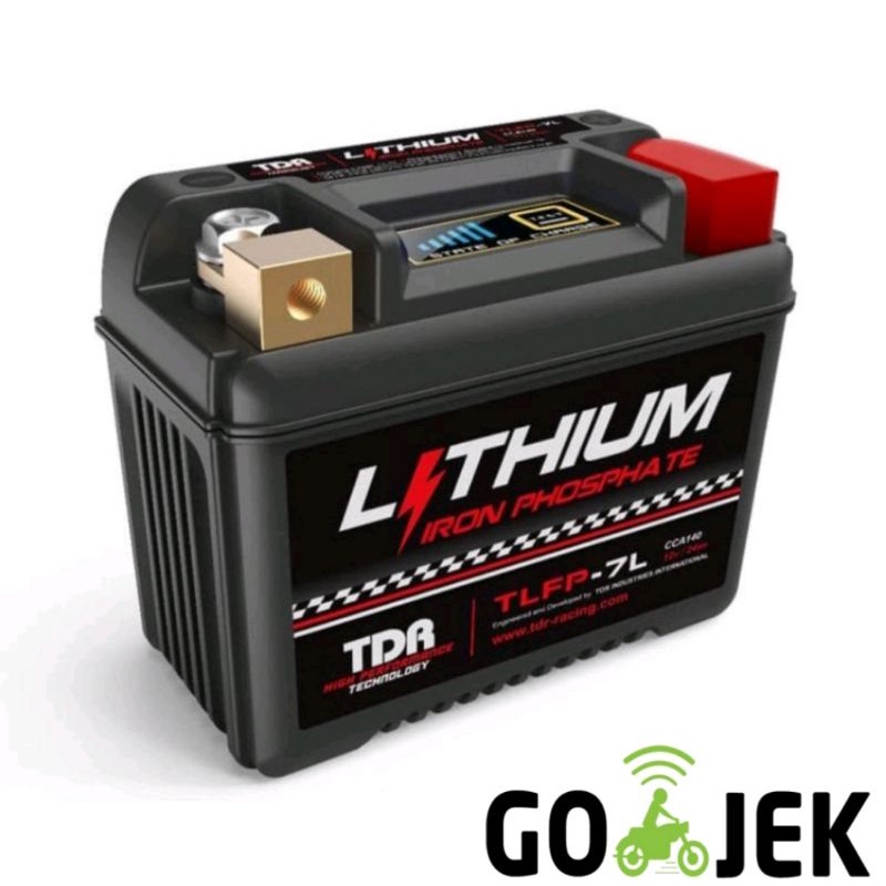 Jual Aki Motor TDR Aki kering Lithium Iron Phosphate LiFePO4 Battery ...