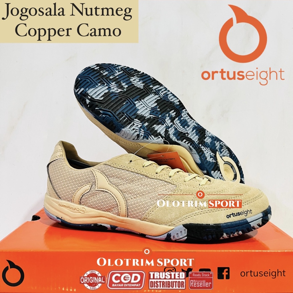 Jual Sepatu Futsal Ortus OrtusEight Jogosala Nutmeg Original | Shopee ...