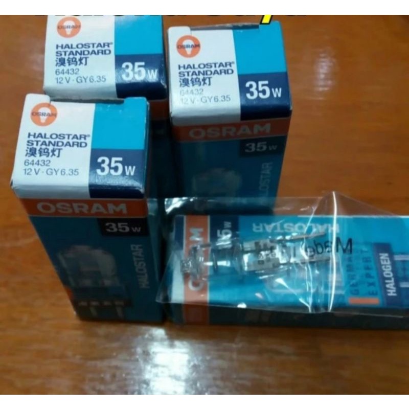 Jual Lampu Hologen 35 w 12v halostar osram 64432 GY6,36 warm white ...