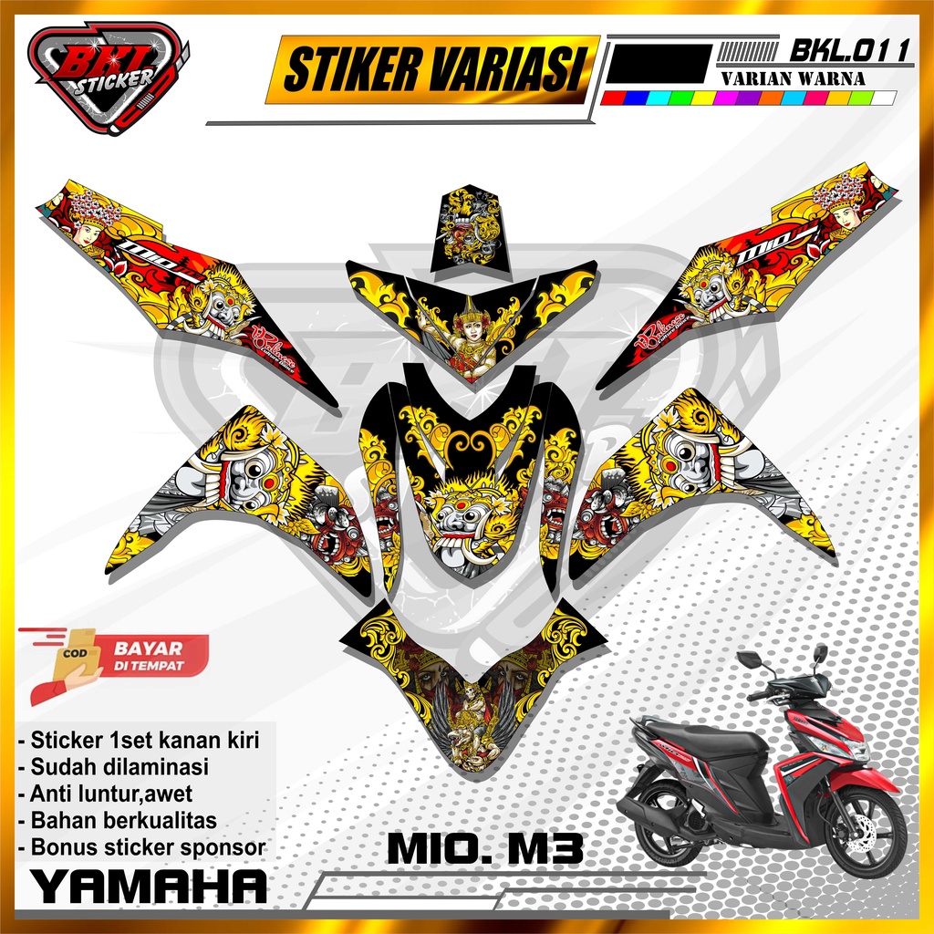 Jual (COD)DECAL STIKER MIO M3/MIO 125/MIO Z FULL BODY GLOSY PREMIUM. BKL 011 | Shopee Indonesia