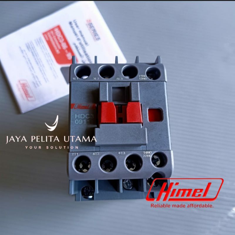 Jual Kontaktor Himel 20a 3p HDC3- 0911m7 220v 1no 1nc | Shopee Indonesia