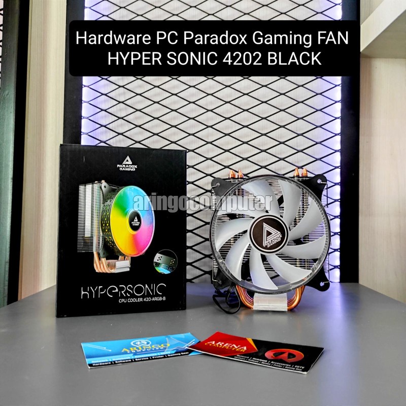 Jual Hardware PC Paradox Gaming FAN HYPER SONIC 420 BLACK | Shopee ...