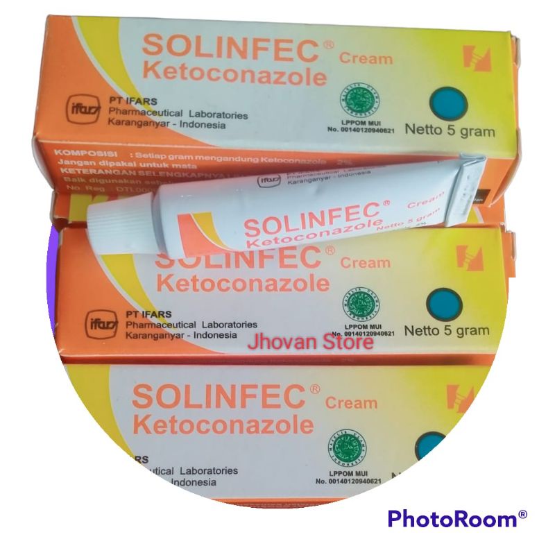 Jual SOLINFEC CREAM 5 gr ~ Digunakan untuk mengobati infeksi jamur pada ...