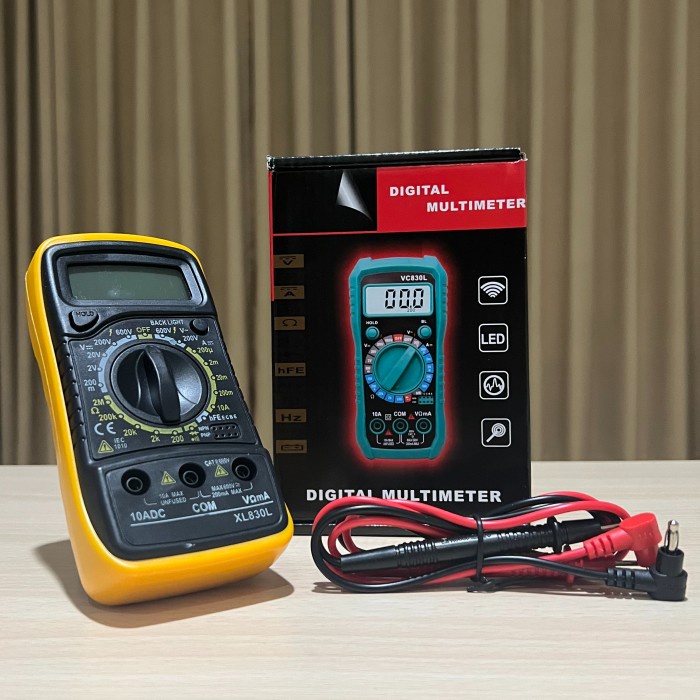 Jual MULTIMETER DIGITAL TESTER MULTITESTER AVOMETER DT-830L XL830L ...