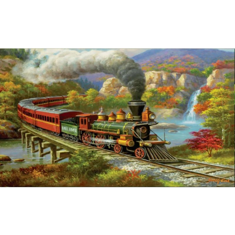 Jual Poster cetak gambar kereta api plus bingkai ukuran 100x50 | Shopee ...