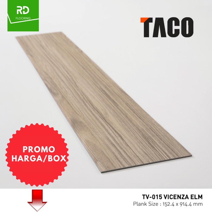 Jual Lantai Lantai Vinyl 3Mm Taco Tv-015 Vicenza Elm | Shopee Indonesia