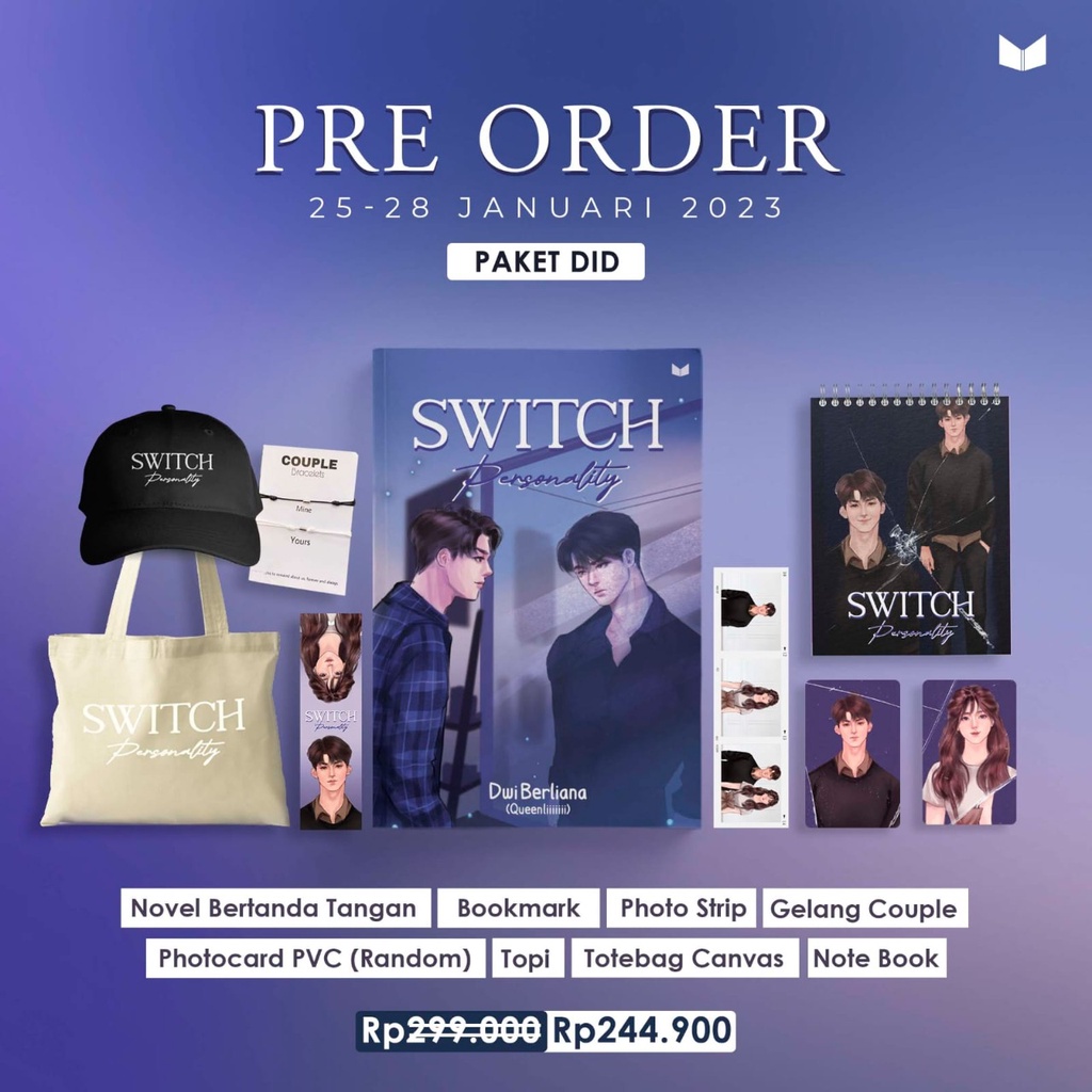 Jual Novel Switch Personality & Algrafi by Dwi Berlian Queenliiiiiii ...