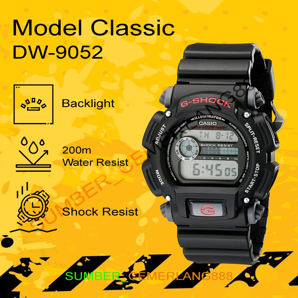 Jual Jam tangan Casio G-SHOCK Dw-9052 Original / Garansi PT.GAP ...