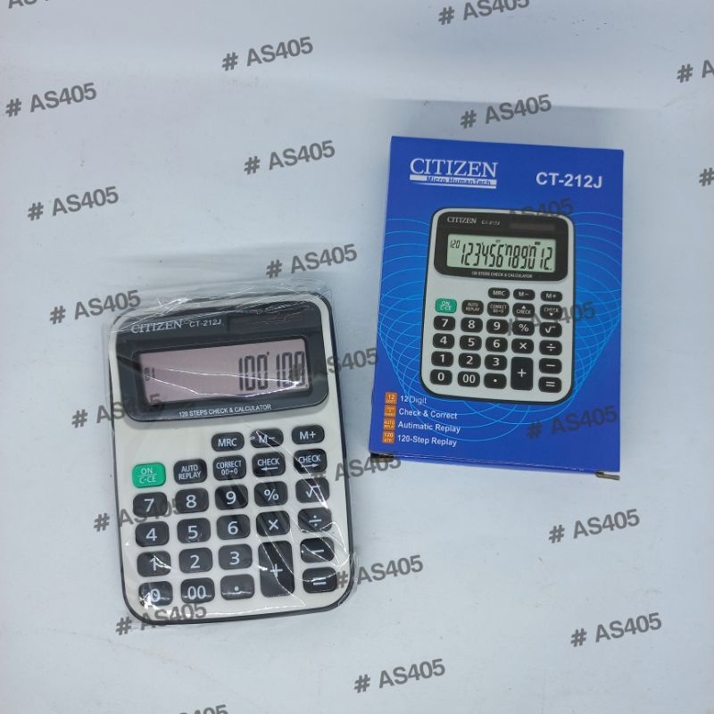 Jual Kalkulator / Calculator Check Dagang Meja Digital CITIZEN CT-212J ...