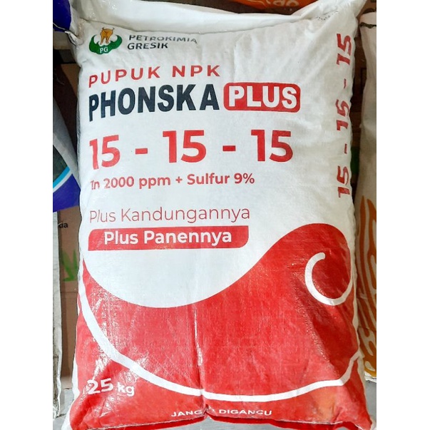 Jual Pupuk NPK PHONSKA PLUS 15.15.15 - 25kg (100% Original) | Shopee ...