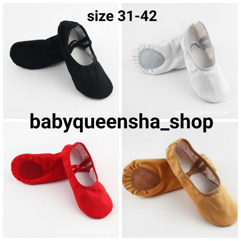 Jual polos kode A sepatu ballet dewasa/sepatu ballet anak/sepatu ballet ...