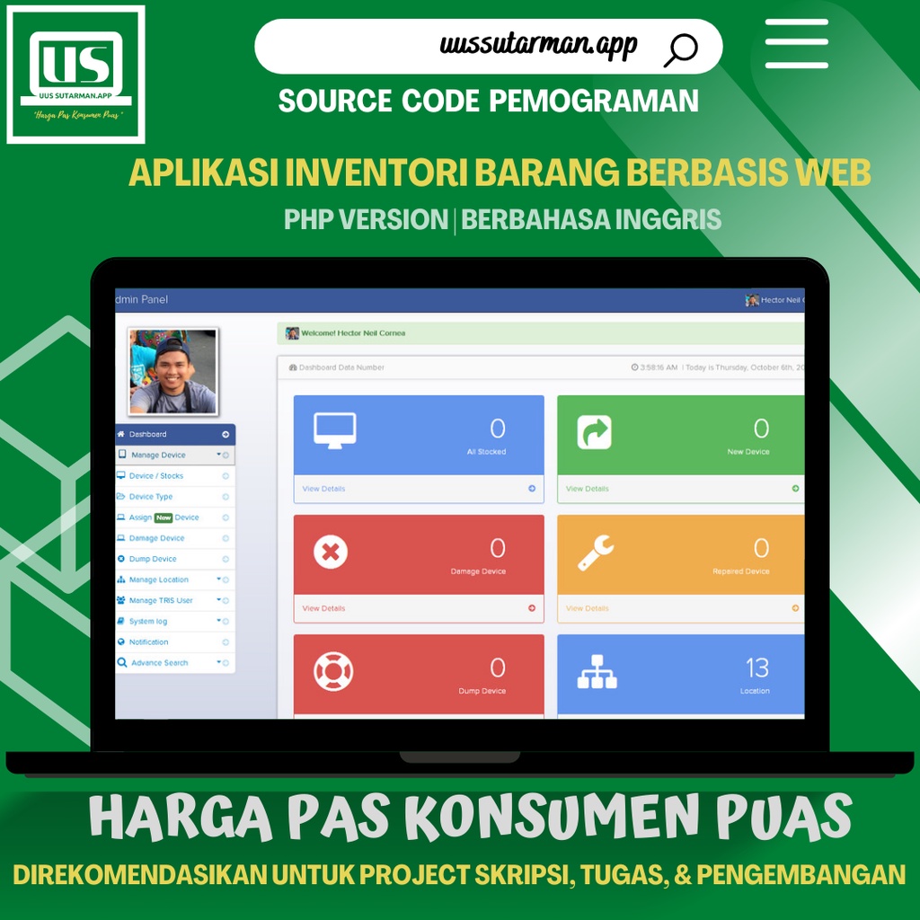 Jual source code Aplikasi Inventori Barang Berbasis WEB [ Berbahasa ...
