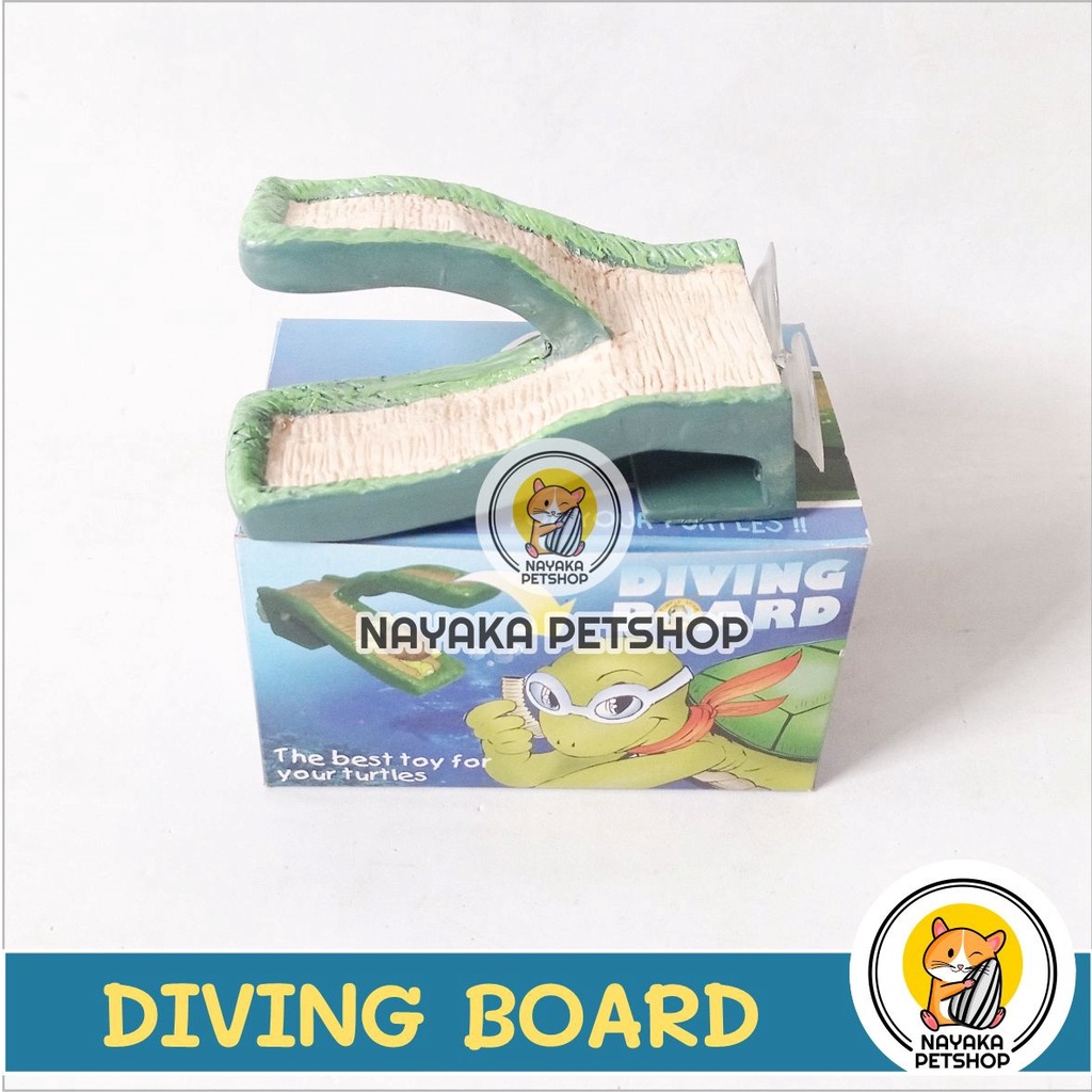 Jual Mainan Hamster Diving Board Kura Brazil Tempat Jemur Kura Air ...