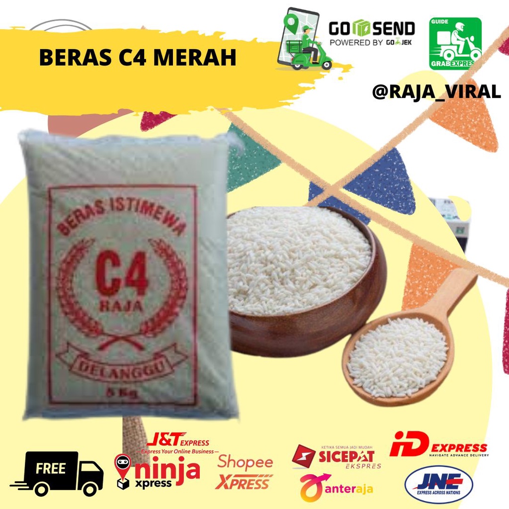 Jual beras C4 raja istimewa | Shopee Indonesia