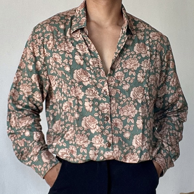 Jual kemeja rayon vintage / shirt ID VENG2, kemejarayon, kemeja ...