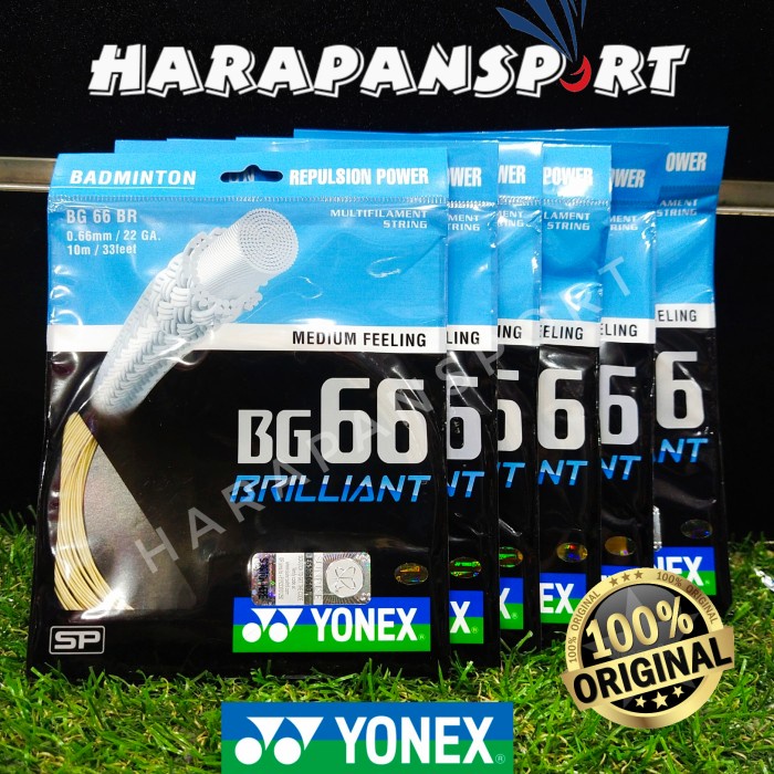 Jual Sera Senar Badminton Yonex Bg 66 Brilliant Bg66 Brilliant Original ...