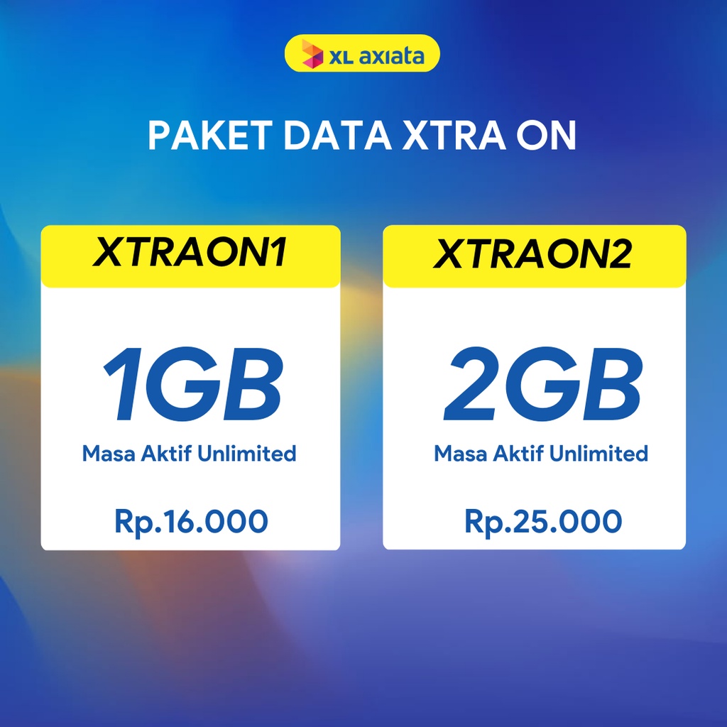Jual Paket Data XL Xtra ON Inject Masa Aktif Unlimited - Paket Data ...