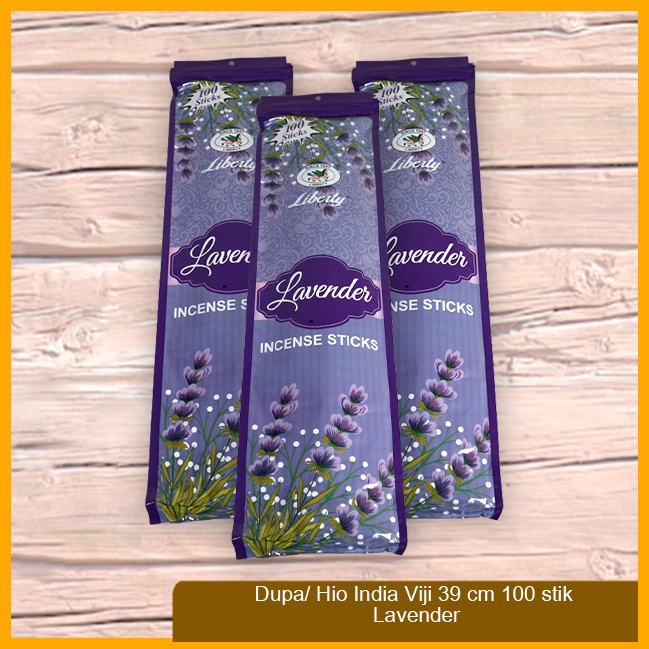 Jual Dupa Hio Wangi Aromaterapi India Viji Lavender Isi 100 stik 39 cm ...