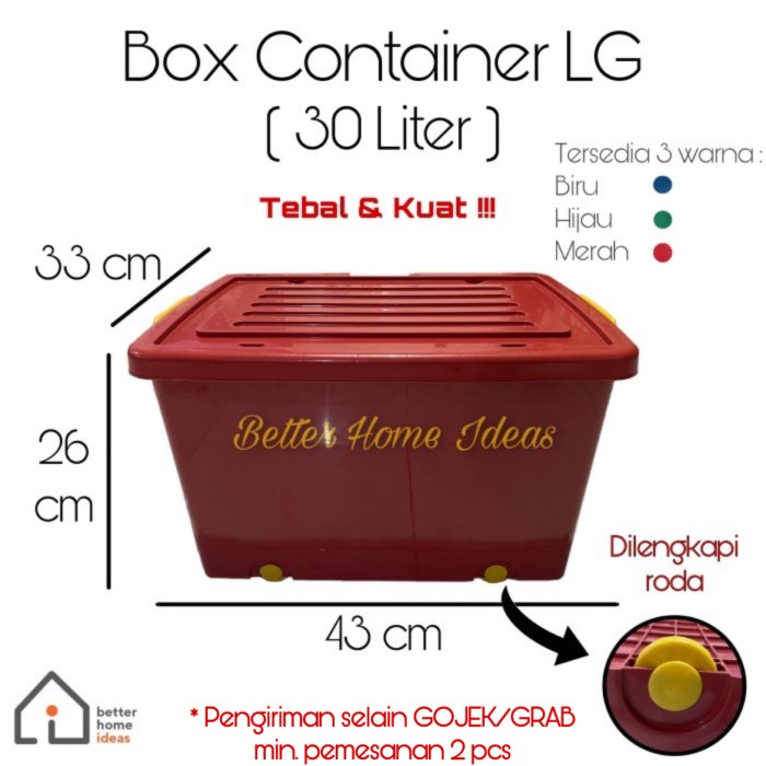 Jual Box Container LG Plastic (40 Liter) | Shopee Indonesia