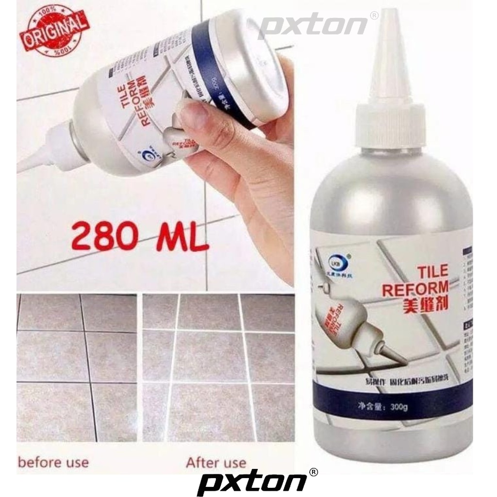 Jual PXTON - TILE REFORM coating waterproof pengisi celah nat keramik ...