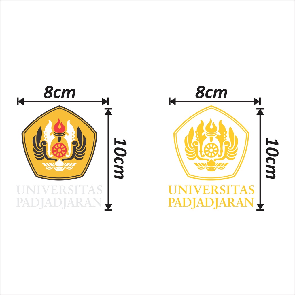 Jual Stiker Universitas Padjadjaran UNPAD | Sticker Cutting Motor Mobil | Shopee Indonesia